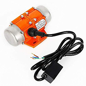 Concrete Vibrator Vibration Motor AC 110V 40W Electric Vibrating Motor Single Phase 3600 RPM Asynchronous Vibration Motor 6.6ft Cable for Shaker Table