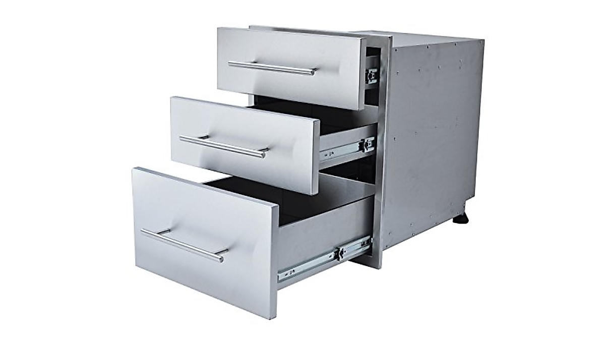Sunstone Designer Series Double Drawer - Stylish Outdoor Kitchen Storage