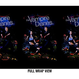 The Vampire Diaries OFFICIAL Tempted 24 oz Insulated Canteen Water Bottle, Leak Resistant, Vacuum Insulated Stainless Steel with Loop Cap