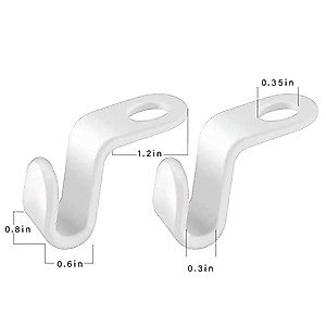 Rollbin Clothes Hanger Connector Hooks Space Saving Hanger Extender Cascading Clothes Hooks 50pcs,Outfit Hangers Suitable for Home Bedroom Save Matching Time