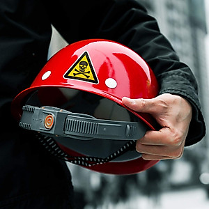 100 Pieces Hard Hat Stickers Funny Stickers for Tool Box Helmet Welding Construction Union Worker Lineman Oilfield Electrician, Make People Laugh at Work (Basic Style)