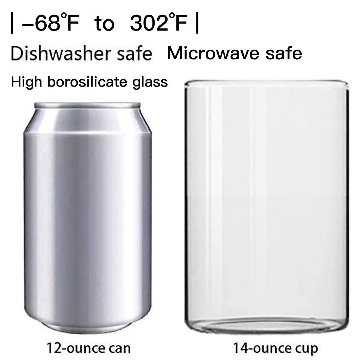 BILIHOM 12-Piece Drinking Glasses, Includes 6 Thin Highball Glasses (17oz) 6 Glass Cups (13oz),Clear Glass Tumbler For Water, Juice, Beer, Drinks, and Cocktails and Mixed Drinks