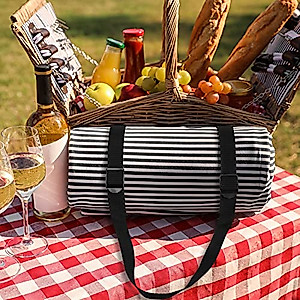 2 Pcs Picnic Blanket Carry Strap for Camping Motorcycle Bedroll Straps Outdoor Picnic Blanket Carrier Travel Blanket Roll Straps Picnic Backpack Accessories