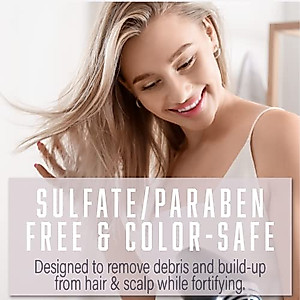 Keranique Curl Preserve Volumizing Shampoo and Conditioner Set for Hair Repair and Growth with Biotin and Keratin Amino Complex, Sulfate and Parabens Free, 8 fl oz ea