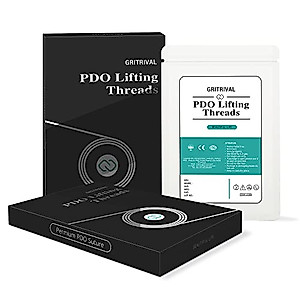 GRITRIVAL Pdo Threads, For Face Thread Lift, Korean Protein Thread Lifting (20Pcs-30G*25MM)