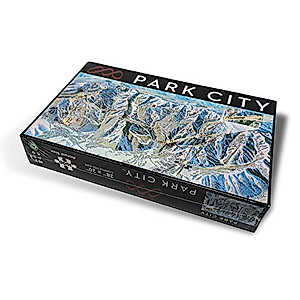 1000 Piece Jigsaw Puzzle Park City Ski Resort Utah - for Adults, Families, Skiing and Hiking Enthusiast - Mtns Co