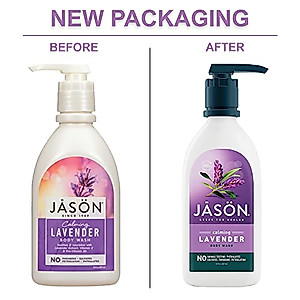 JASON Lavender Calming Body Wash, For a Gentle Feeling Clean, 30 Fluid Ounces