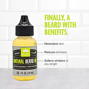 Pacific Shaving Company Natural Beard Oil 1 oz (Pack of 2)
