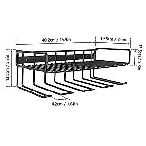 Butizone Power Tool Organizer, Wall Mounted Drill Storage Rack for Handheld & Power Tools, Heavy Duty Compact Steel Power Tool Holder, Perfect for Garage, Home, Workshop, Shed