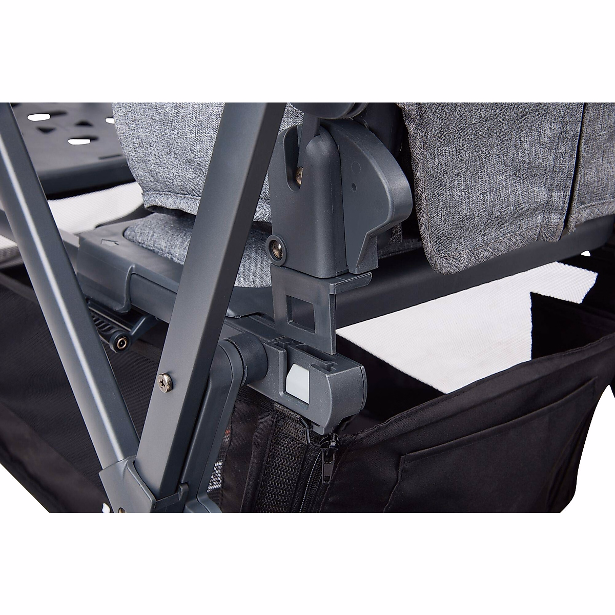 JOOVY Caboose S Rear Seat - Grey Melange