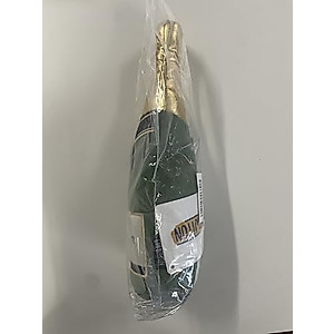 CHEWFFON Dog Toy, Squeaky Dog Toys for Boredom, Plush Dog Present Chew Toy for All Breeds Dogs, Champagne Shape Interactive Dog Toys for Birthday Stimulating Gifts