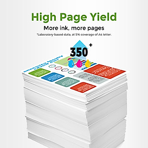 Ubinki 61XL Ink Cartridge Color HP61 HP61XL Replacement for HP Ink 61 XL for Envy 4500 5530 4502 4501 5535 5534 DeskJet 2540 1000 1055 1010 1510 3050 3510 OfficeJet 4630 4635 Printer Tricolor 2-Pack