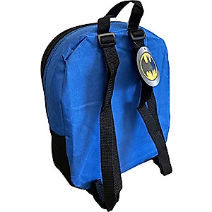 Batman 11" Mini Backpack (Black-Blue)