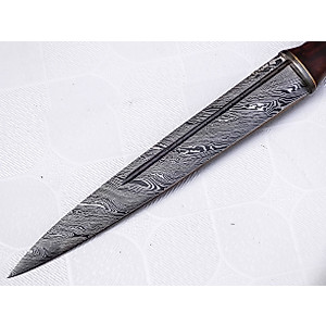 Poshland REG-212, Custom Handmade Damascus Steel 17 Inches Dirk Blade Knife (REG-212)