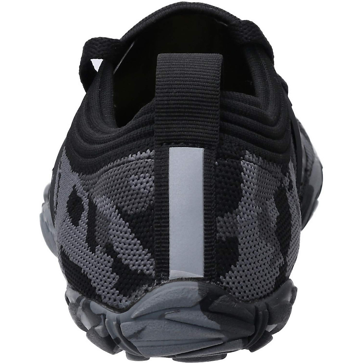 WHITIN Men's Trail Running Shoes Minimalist Barefoot Five Fingers Wide Toe Box Size 11 Gym Workout Fitness Zero Drop Weight Lifting Camo Black 44