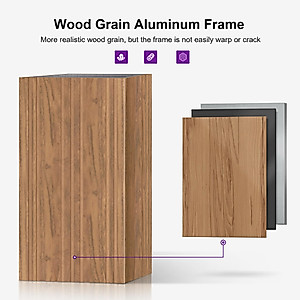 PURPLE LEAF 12' X 16' Outdoor Hardtop Gazebo for Patio Galvanized Steel Double Roof Permanent Canopy Aluminum Frame pavilion Gazebo with Netting