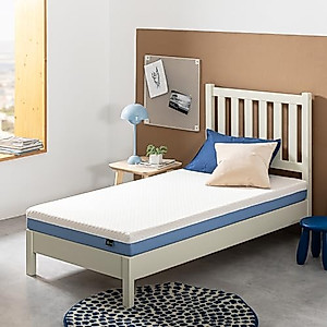 ZINUS 5 Inch Cooling Essential Memory Foam Mattress [New Version], Twin, Fiberglass Free, Medium Feel, Cooling Airflow Memory Foam, Certified Safe Foams & Fabric, Mattress in A Box