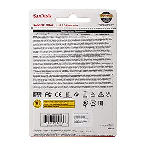 SanDisk Cruzer Ultra 32GB USB 3.0 Flash Drive SDCZ48-032G-U46 up to 100MB/s (Pack of 2)
