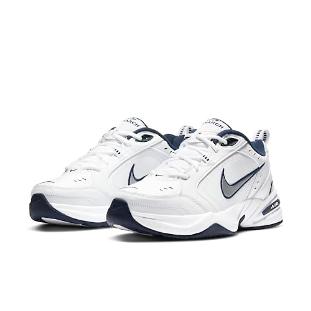 Nike Air Monarch IV Mens Running Trainers 415445 Sneakers Shoes (UK 10 US 11 EU 45, White Metallic Silver 102)