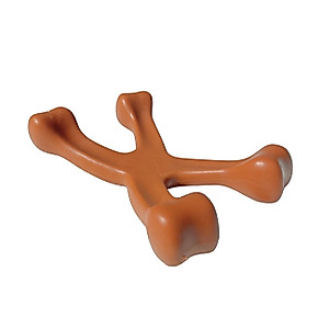 Peanut Butter & Bacon Flavored Dog Chew Toy for Aggressive Chewers - Tough Dog Bone - Heavy Duty and Durable Dog Toy - Nylon Bone Chew Toy for Medium Dogs and Large Dogs