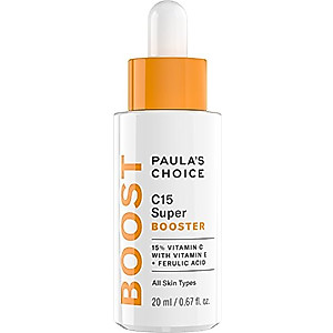 Paula's Choice BOOST C15 Super Booster, 15% Vitamin C with Vitamin E & Ferulic Acid, Skin Brightening Serum, 0.67 Ounce