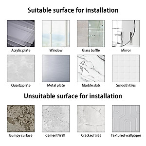 Kalione 2 Pack Wall Mount Utensil Rail Rack, Stainless Steel, 2pcs Adhesive Utensil Holder Hooks for Kitchen Bathroom