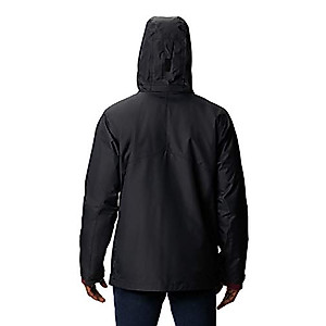 Columbia Men's Bugaboo II Fleece Interchange Jacket, Black/Red, 3X Big