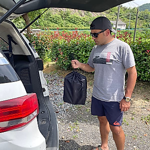 AQUARM Universal Canoe Carrier Kit Canoe Foam Block for Roof Soft Standard Replacement Car Top Roof Racks Pads with Tie-Downs, 6 inch