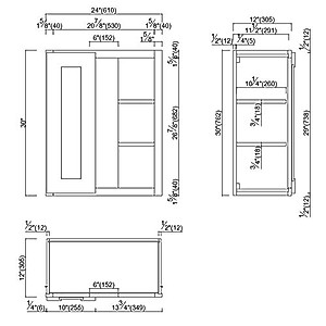 Design House Kitchen Cabinets-Wall, 30 in, Espresso