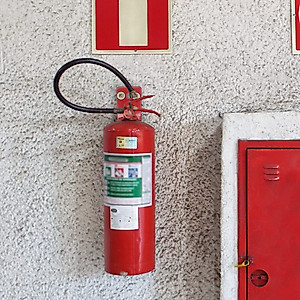 4 Pack of Fire Extinguisher Mount, Wall Hook, Fire Extinguisher Bracket up to 40 lbs Extinguishers, Suitable for Big and Small Fire Extinguisher, Holder for Dry Chemical and Water Extinguishers