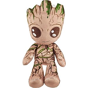 Marvel Plush Character Figure, 8-inch Groot Super Hero Soft Doll, Collectible Toy Gift for Kids & Fans Ages 3 Years Old & Up