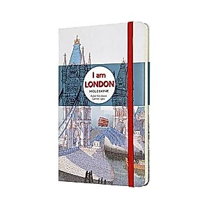 Moleskine I Am London Limited Edition White Large Ruled Notebook Hard