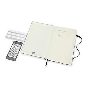 Moleskine Limited Collection Blend Textile Notebook, Hard Cover, Large (5" x 8.25") Ruled, Check, 240 Pages