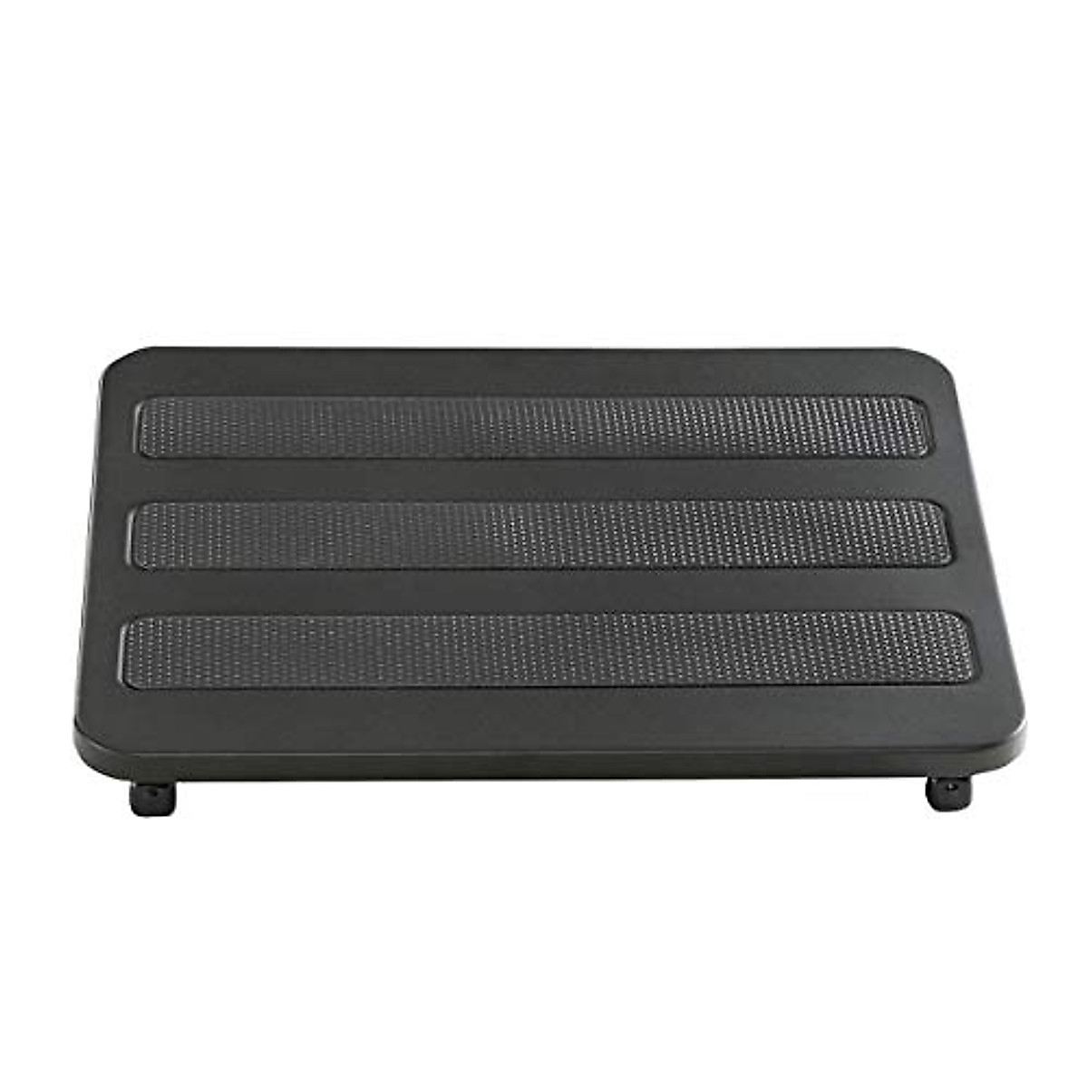 Safco Products Ergonomic Tilting Footrest, Durable Steel Construction, Great for Tables and Desks, Black, 12"D x 15"W x 5.25"H