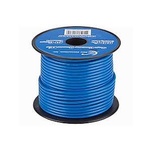 Audiopipe One roll 14 GA Gauge 100 feet Blue Car Audio Home Primary Remote Wire