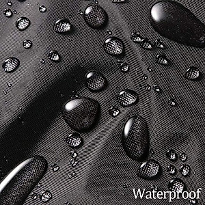 Izzybang Tall Adirondack Chairs Set Cover for Poly Balcony Chair with Connecting Tray Waterproof Heavy Duty Tall Outdoor Adirondack Chair Table Covers