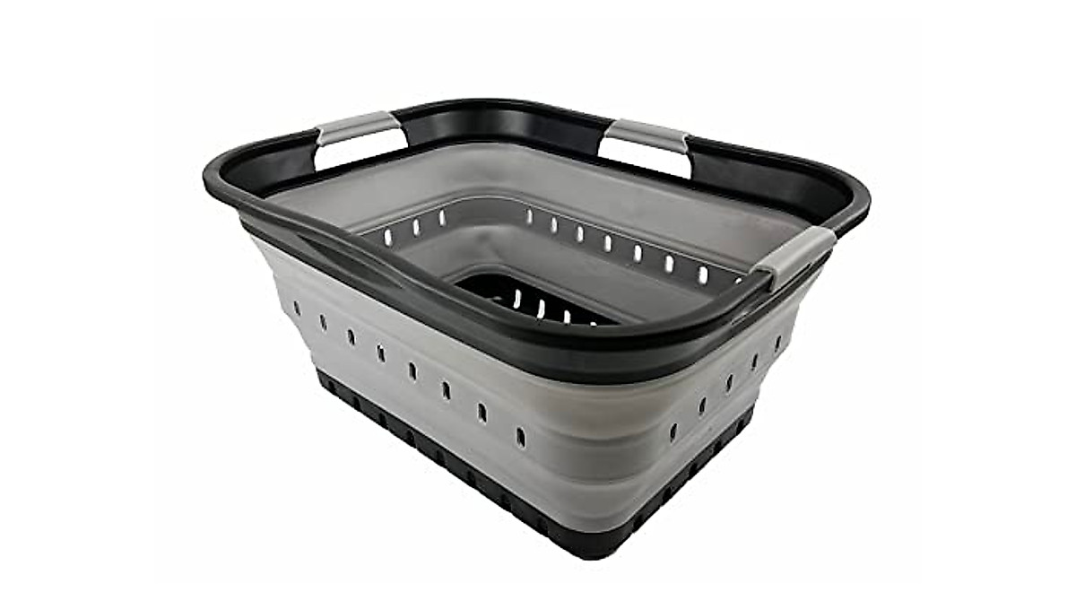 SAMMART 42L Collapsible Laundry Basket Set of 2