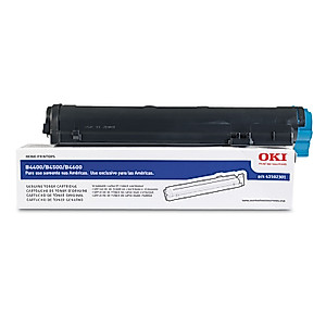 Okidata 43502301 B4400 B4500 B4550 B4600 Toner Cartridge (Black) in Retail Packaging