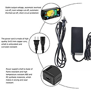 SupplySource 12V 5A AC/DC Adapter for DGM Digimate ETV-2293WH ETV-2493WHC ETV-2293WHC LTV-2287WHC Digital Ultra Thin LED LCD TV DVD Player 12VDC 12 Volts 5 Amps Power Supply Cord Charger PSU