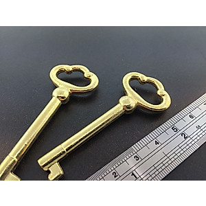 Grandfather Clock Door Key set of 2 in Brass Finish for Howard Miller