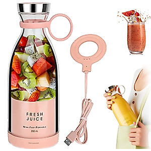 Freshjuice-Portable Mini Blender,Fresh Juice Mini Fast Portable Blender,Fresh Juice Blender (Pink)