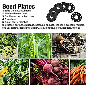 Chapin 8701B Garden Push seeder With 6 Seed Plates for Up to 20 Varieties Of Seeds, (1 Garden Seeder/Package)