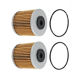 Eopzol 71943 Transmission Filter Fits for Scag Hydro Gear Gravely 21548300 5101987X2 HG71943 Hydraulic Filter, 2-Pack