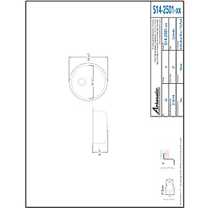 Ambassador Marine Cylinder Stainless Steel Ultra Mirror Polished Finish Sink, 13 3/8-Inch Wide x 5 1/4-Inch Deep