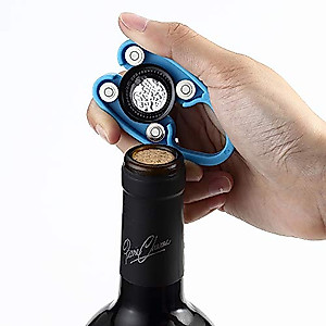 2 Pack Wine Foil Cutter by FYL, Easy to Use Wine Bottle Opener Accessory, Gift for Wine Lovers, Gray