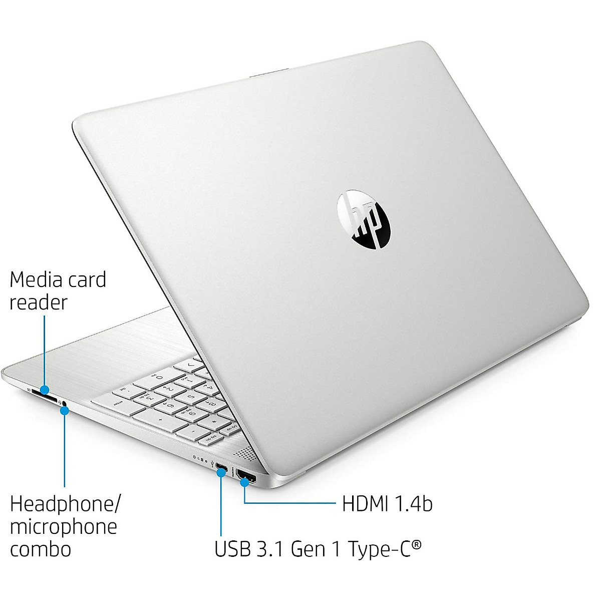 2021 HP Newest Pavilion Laptop, 15.6inch HD Display, AMD Athlon Gold 3150U (Up 3.3GHz), 16GB RAM, 2TB SSD, Webcam, Bluetooth, HDMI, Compact Design, Long Battery Life, Windows 10, Natural Silver