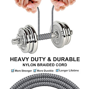 CLEEFUN USB C Cable, USB to USB C Cable Braided, [5 Pack, 3/3/6/6/10 ft] Type C Charger Fast Charging Cable for iPhone 15 Pro Max/Pro/Plus, for Samsung Galaxy S24 S23 S22 S21 S20 Ultra S10, Moto,Pixel