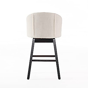 Christopher Knight Home Ogden Barstool, 2-Pcs Set, Beige