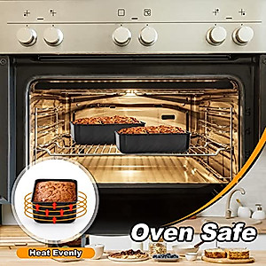 LIANYU 3 Pack Nonstick Bread Loaf Pan for Baking, 9x5 Loaf Bread Pan, Stainless Steel Bread Loaf Baking Pan, Banana Loaf Pan, Meatloaf Pan Tin for Homemade Bread