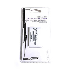 Logitech Harmony Remote Control Replacement Rechargeable Battery - Harmony One, Harmony One Advanced, Harmony 720, 850, 880, H880, 880 Pro, 885, 890, 890 Pro, 900, 900 Pro, Harmony 1, Harmony 1 Advanc